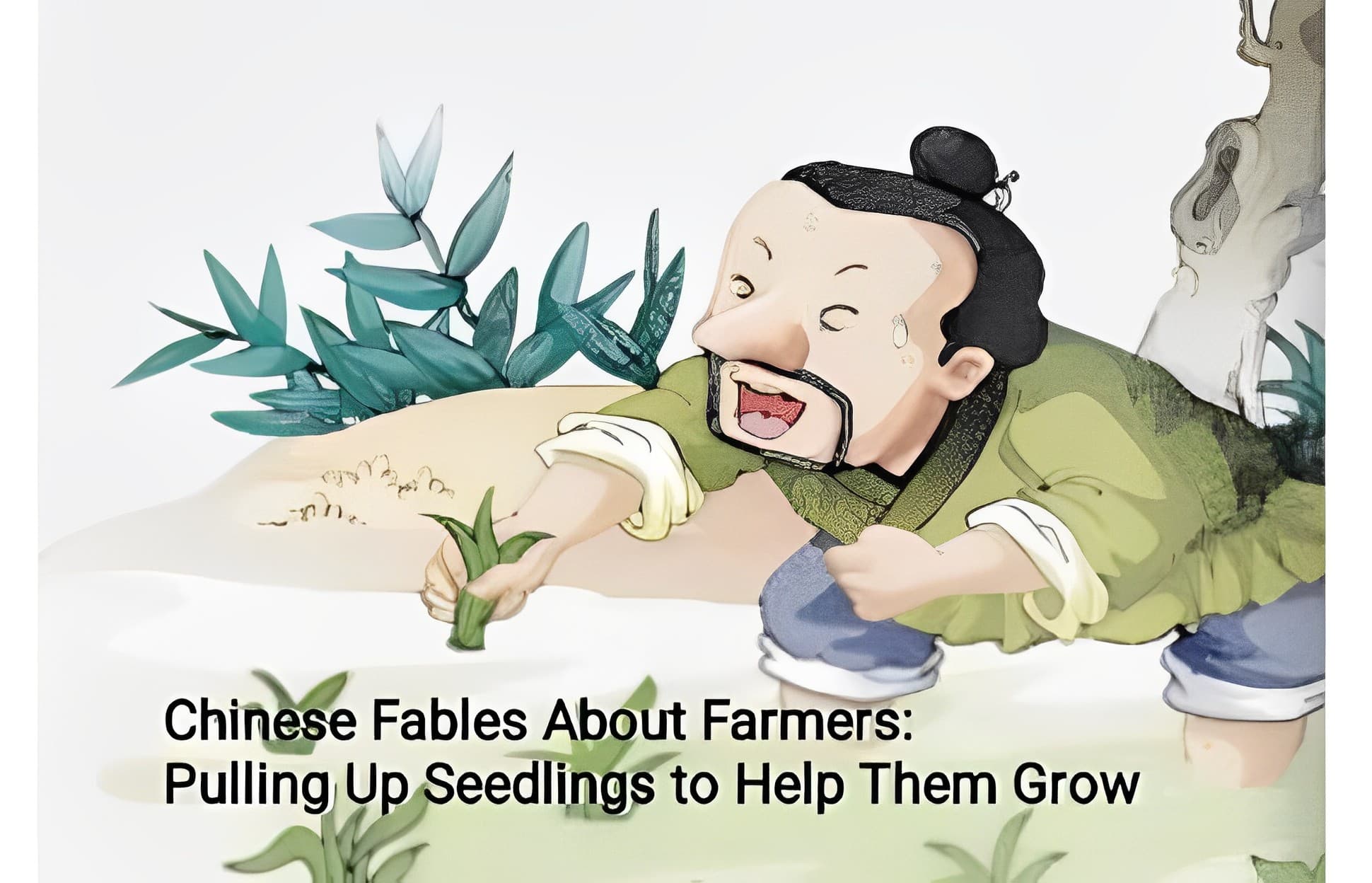 Chinese Fables About Farmers: Pulling Up Seedlings to Help Them Grow | 中讀網